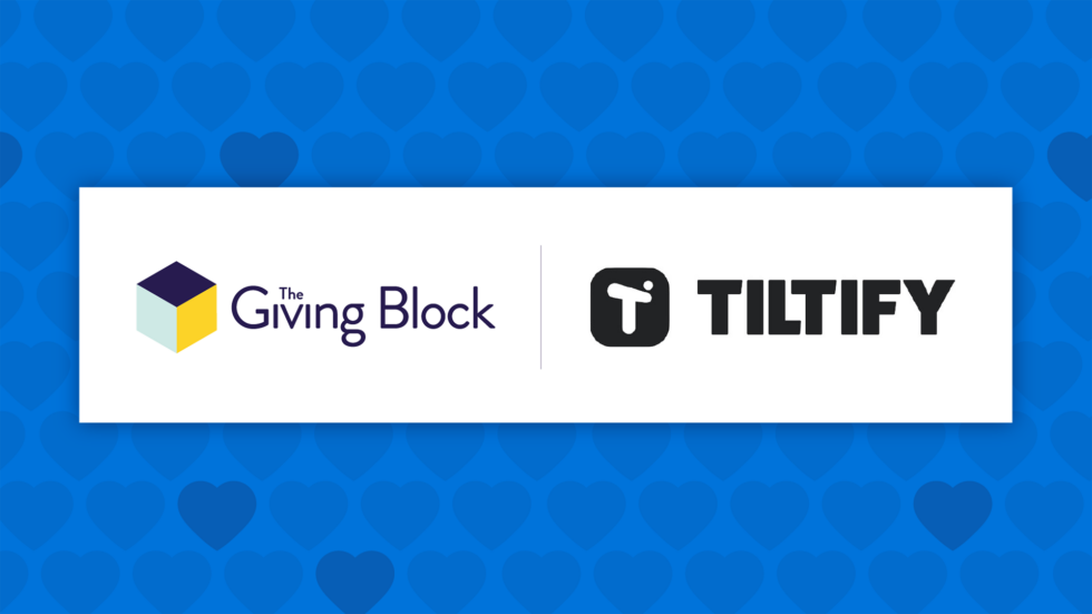 The Giving Block partners with Tiltify - The Giving Block