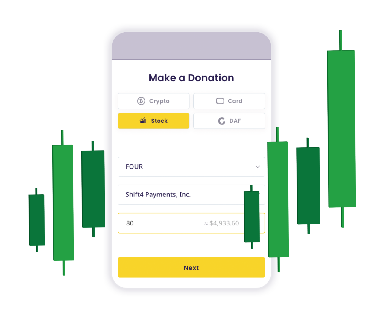 Accept Stock Donations - The Giving Block
